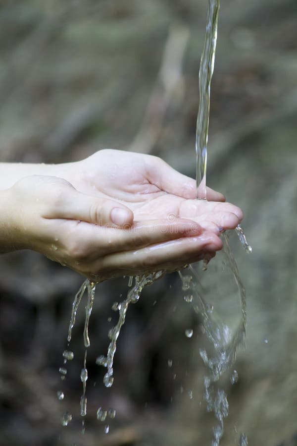 Pure natural water source stock photo. Image of advertisement - 44138000