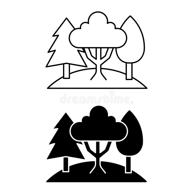 Pure Nature Icons. stock vector. Illustration of icons - 307451817