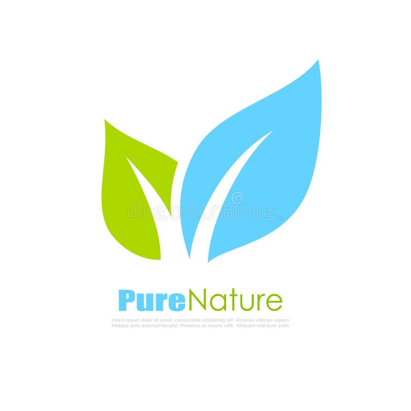 Pure nature stock vector. Illustration of nature, design - 53970391