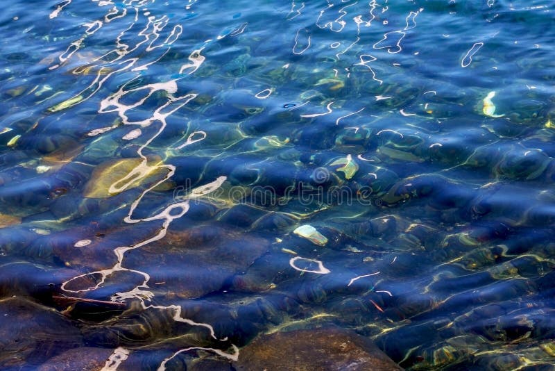 Pure ocean water stock photo. Image of california, light - 93712146