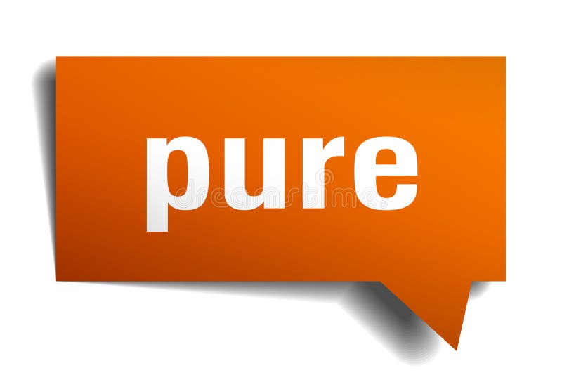 Pure Orange 3d Speech Bubble Stock Vector - Illustration of marker ...