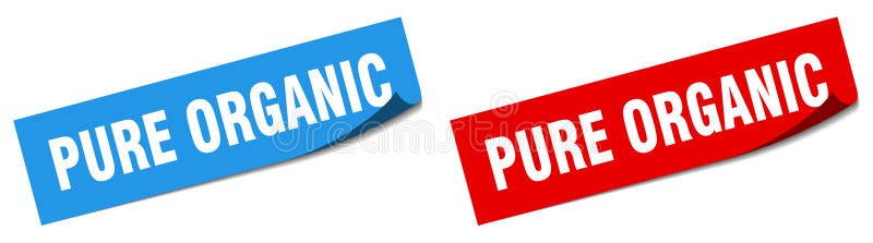 Organic Sticker stock vector. Illustration of design - 19324676