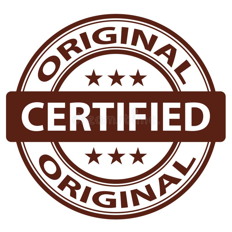 Original stamp stock vector. Illustration of genuine, paperwork - 8591012