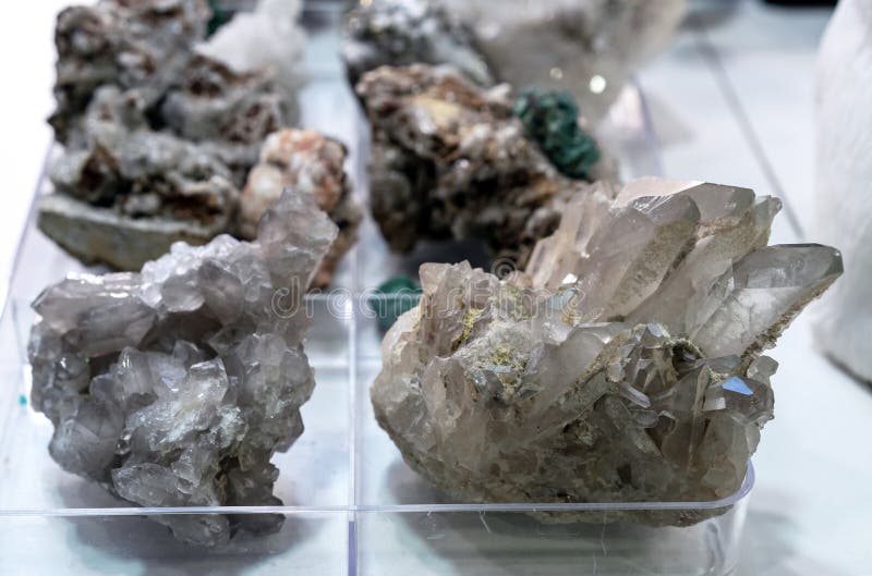 Pure Quartz Crystal Cluster. Natural Quartz Drusen in Untreated Form ...