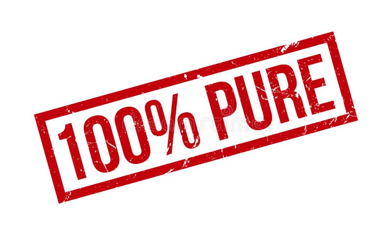 100 Pure Rubber Stamp. Red 100 Pure Rubber Grunge Stamp Seal Vector ...