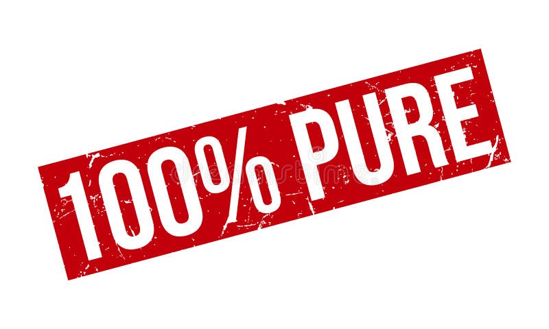 100 Pure Rubber Stamp. Red 100 Pure Rubber Grunge Stamp Seal Vector ...