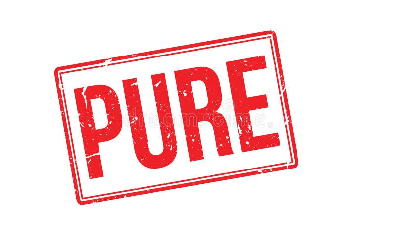 Pure rubber stamp stock illustration. Illustration of biologic - 83091630