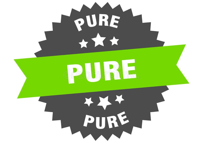 Pure stock vector. Illustration of vector, round, isolated - 160547803