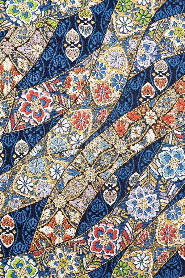 Pure silk textile stock image. Image of japanese, antique - 27851899