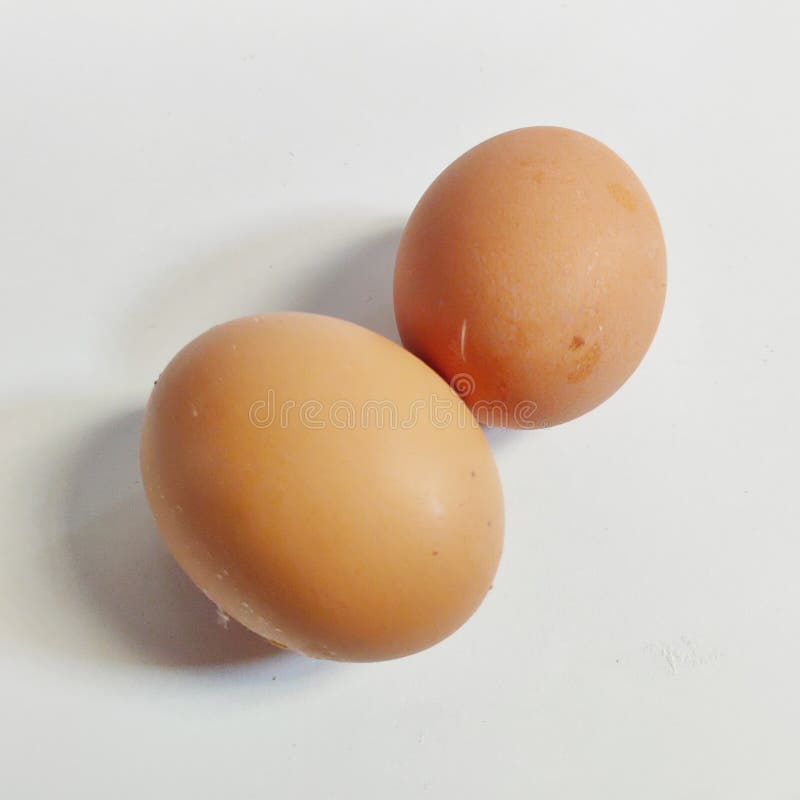 Pure and Simple Eggs in White Stock Photo - Image of chicken, fried ...