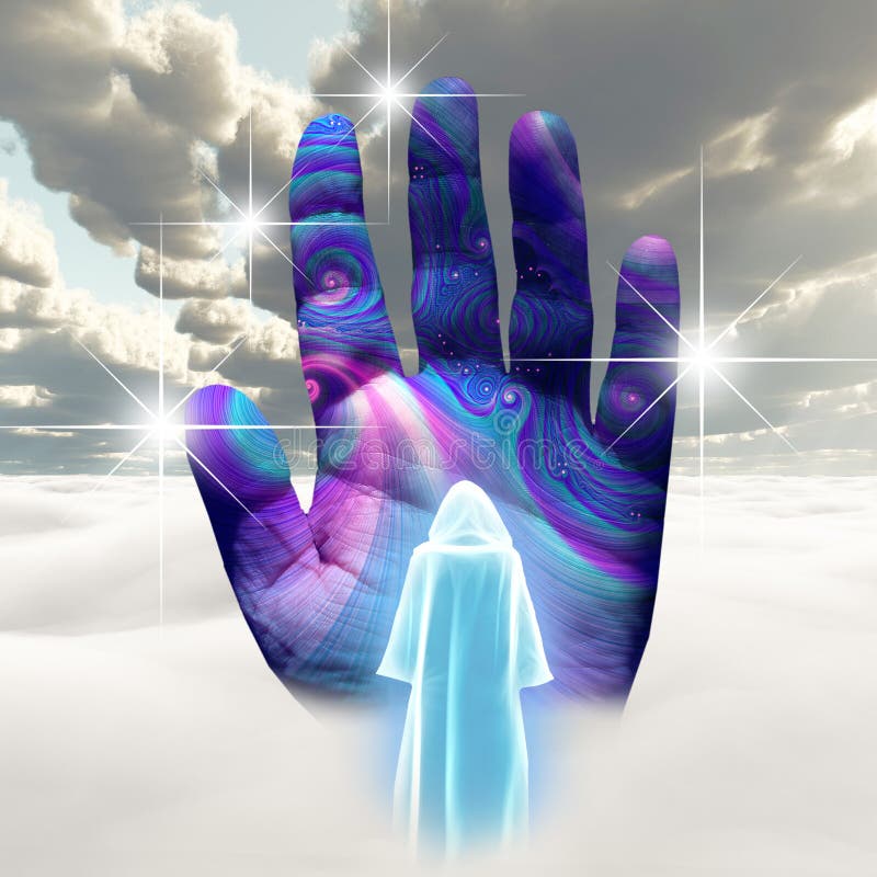 Pure soul stock illustration. Illustration of hooded - 153418265