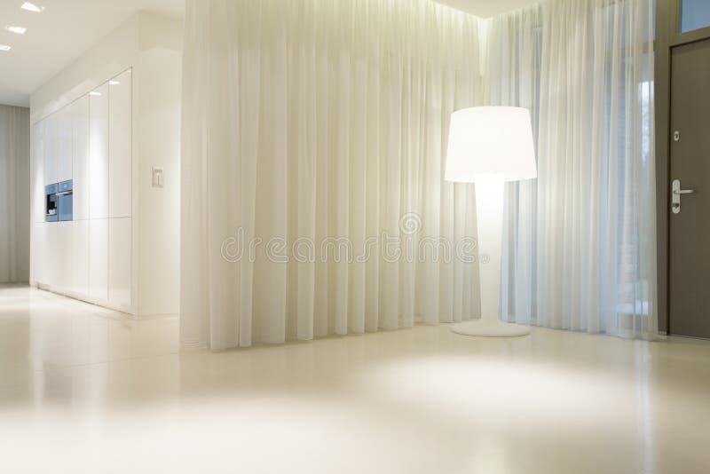 Pure Space Inside Modern House Stock Photo - Image of designed, floor ...