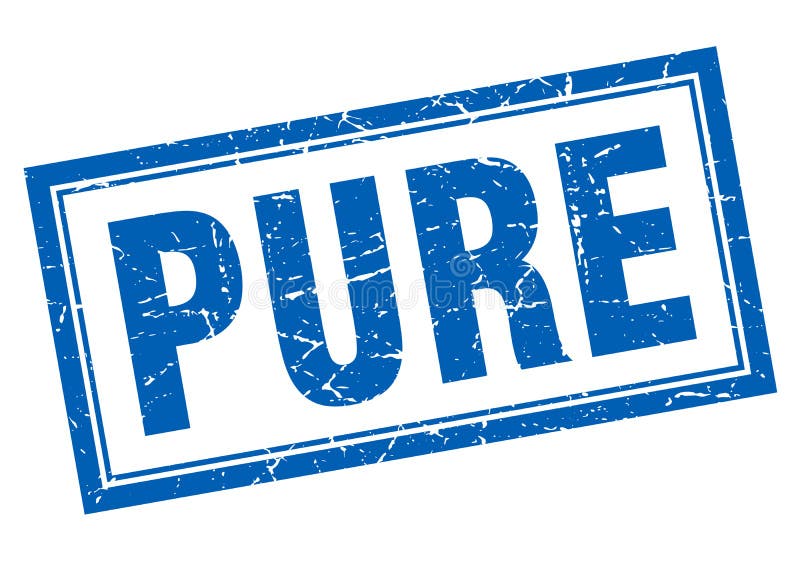 Pure stamp stock vector. Illustration of pure, template - 125010272