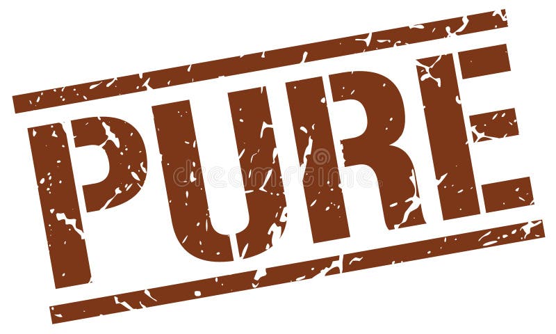 Pure stamp stock vector. Illustration of isolated, pure - 122105704