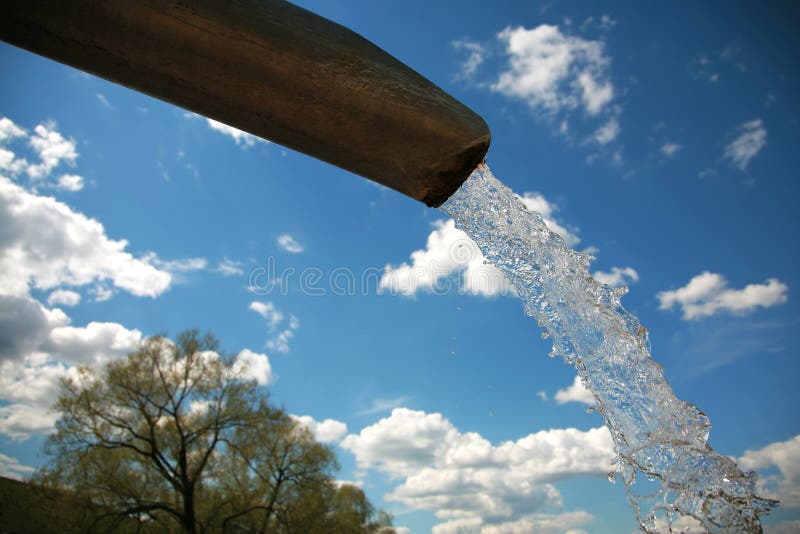 Pure water stock image. Image of pipe, water, clean, movement - 2467405