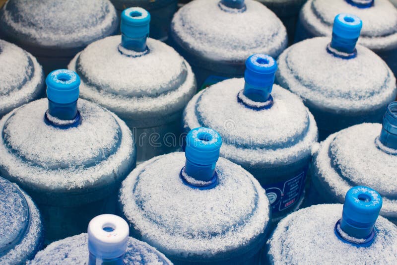 Pure water bucket stock image. Image of barrels, cold - 22621553