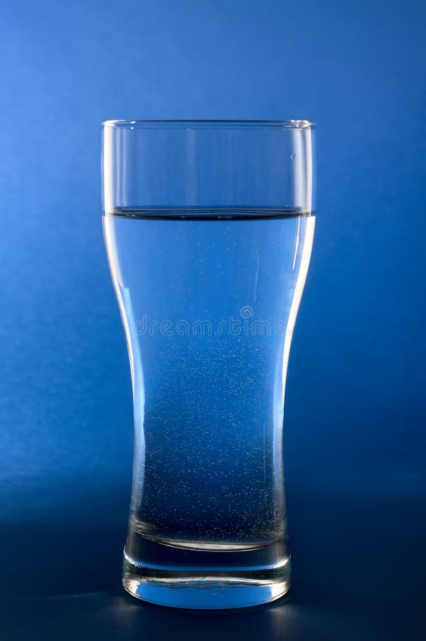Pure water in glass stock image. Image of isolated, clear - 18793443