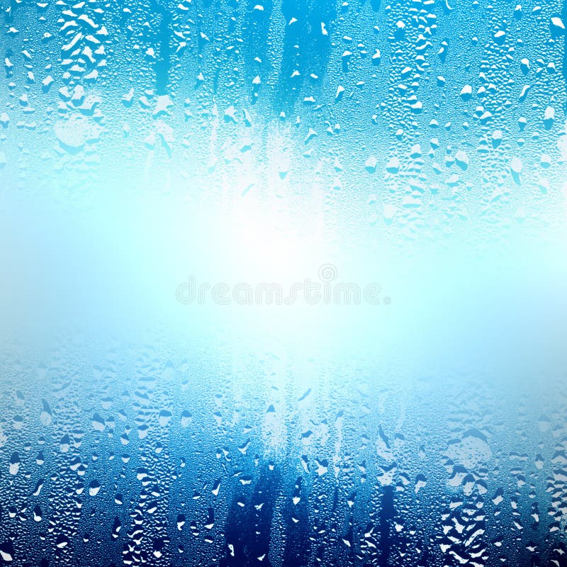Pure water on glass stock illustration. Illustration of steam - 65723268