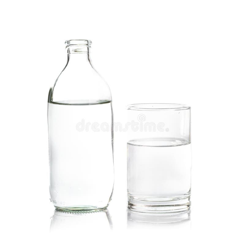Pure Water in Glass! Fresh and Healthy Stock Image - Image of liquid ...