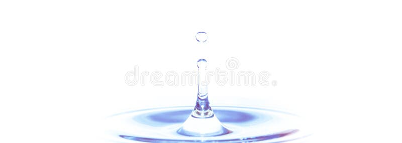 Pure Water and H2O Resources Background - Water Splash Isolated on ...