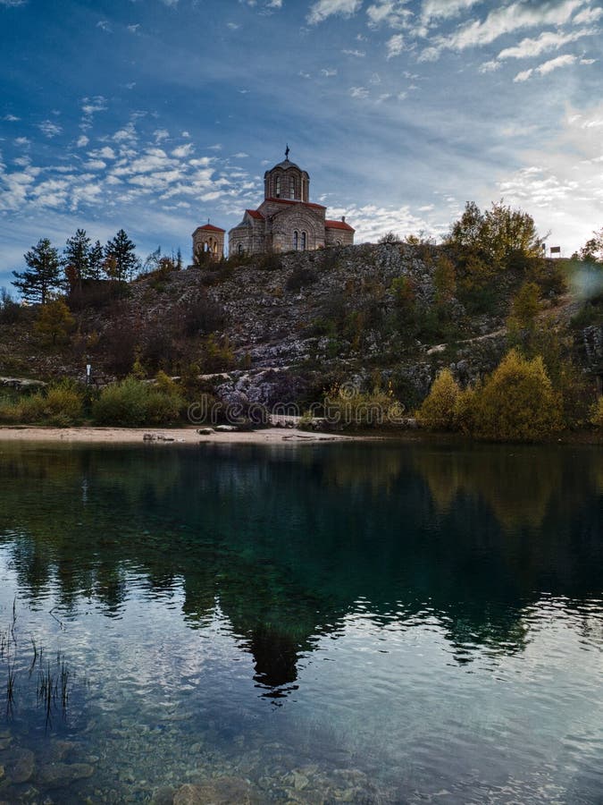 Izvir Cetine Start of the River in Croatia Stock Image - Image of ...