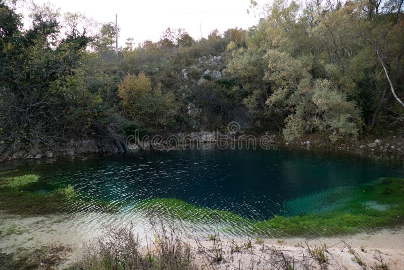 Izvir Cetine Start of the River in Croatia Stock Photo - Image of ...
