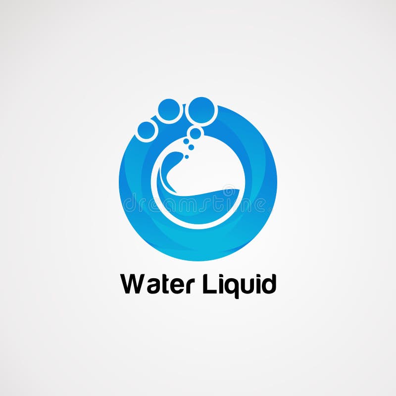 Liquid Box Logo Vector with Colorful Concept Icon, Element, and ...