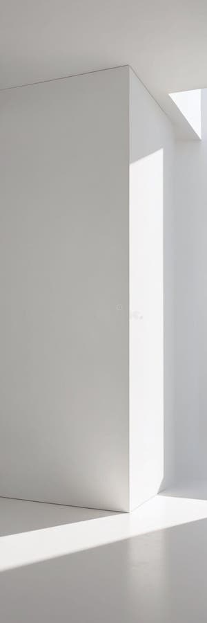 Pure White Background with a Hint of Light Shadow on the Right Stock ...