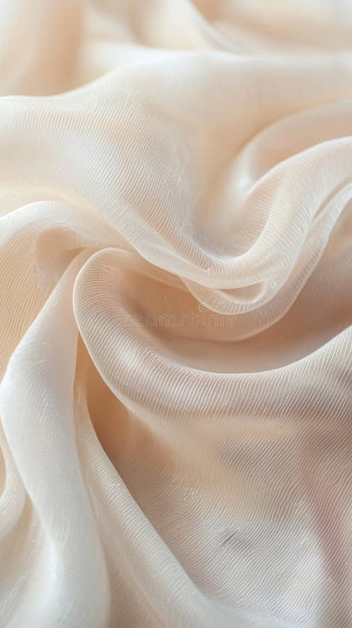 Pure White Fabric Displaying a Smooth Surface and Immaculate Texture ...