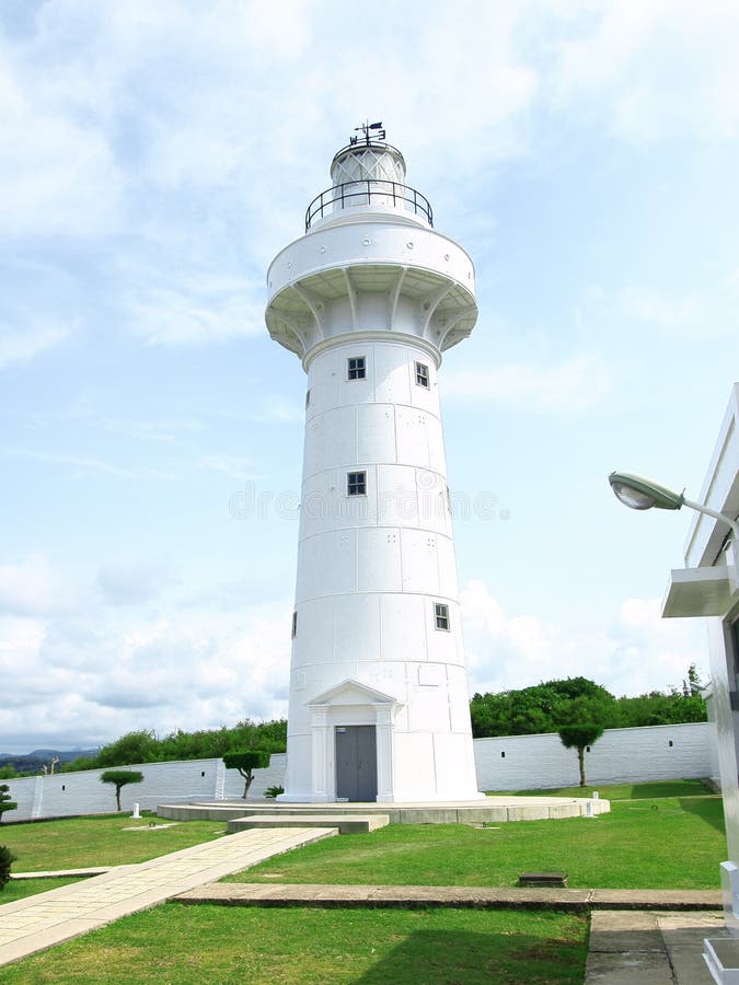 West Point Lighthouse stock image. Image of grass, coast - 24498553