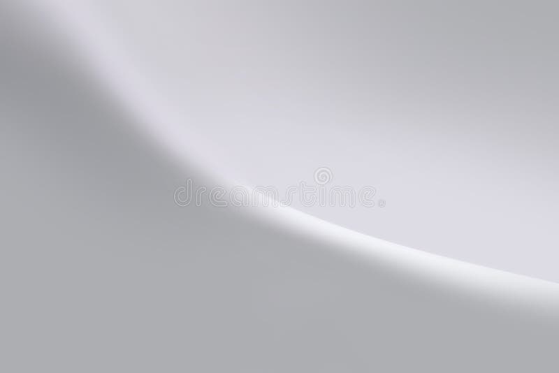 Pure White Minimalist Wave Background Stock Illustration - Illustration ...