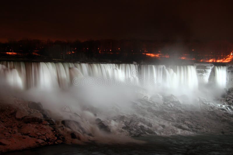 Pure White Water Falls stock image. Image of cold, nature - 510171