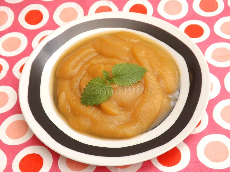 Puree of apples stock photo. Image of dessert, puree - 64117278