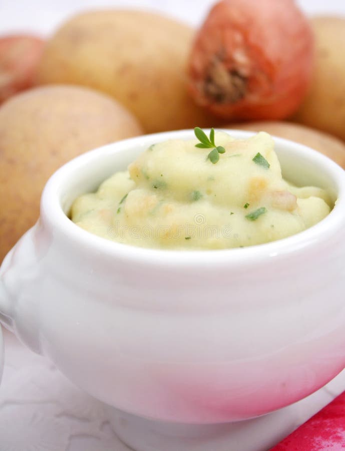 Puree of potatoes stock image. Image of meal, fresh, lunch - 37198653