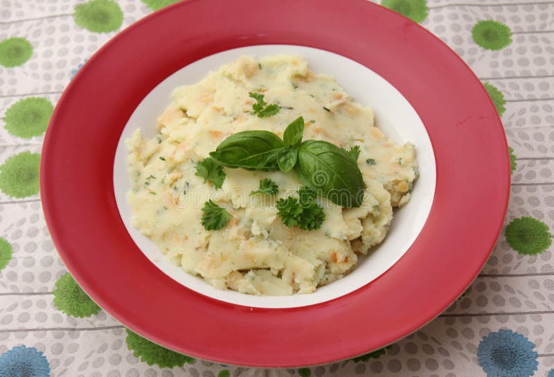 Puree of potatoes stock photo. Image of onions, puree - 94936076