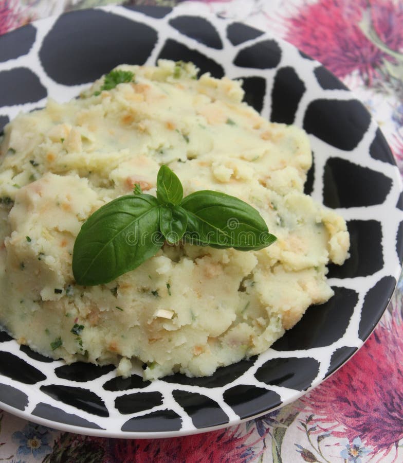 Puree of potatoes stock image. Image of colcannon, onions - 94936177