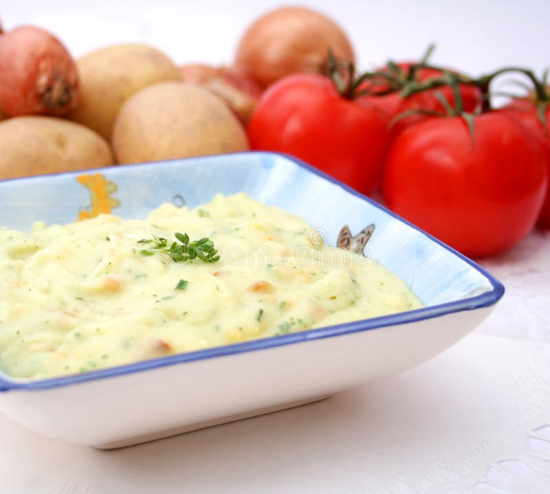 Puree of potatoes stock photo. Image of healthy, freshness - 37202914