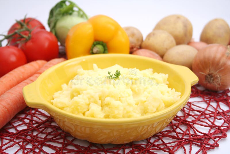 Puree of potatoes stock image. Image of potatoes, freshness - 37203269