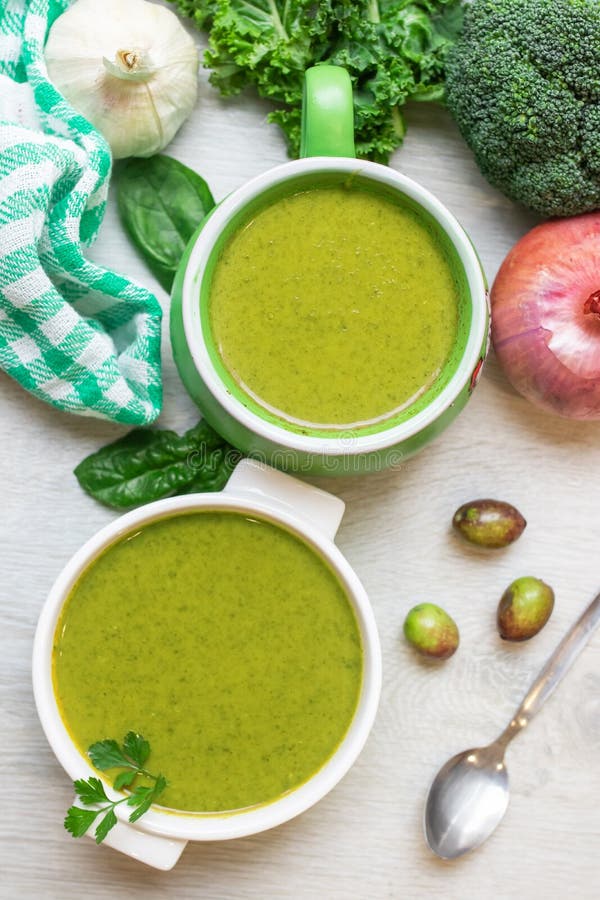 Natural Cream or Vegetable Puree Stock Photo - Image of ingredients ...