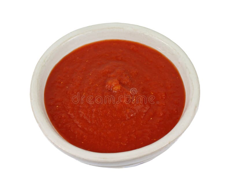 Pureed Fresh Chopped Tomato Sauce Stock Photo - Image of pulpy ...