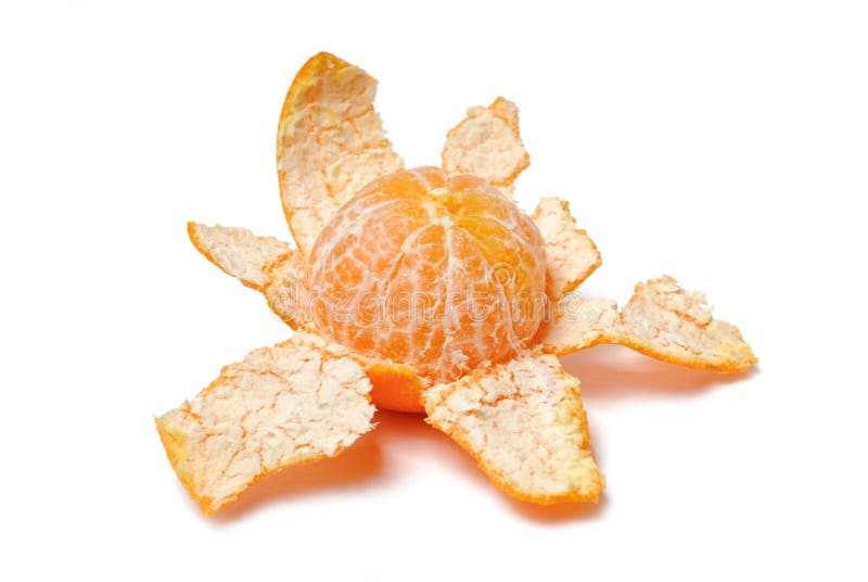 Purified mandarin peel stock image. Image of purified - 22461061