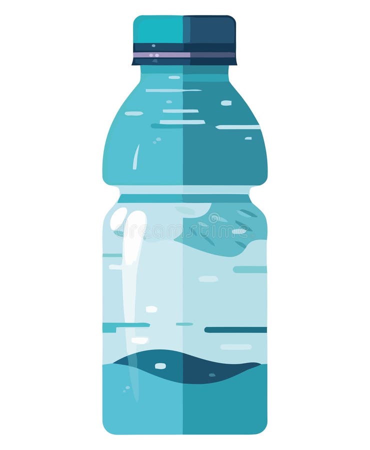 Purified water bottle stock vector. Illustration of wave - 277589548