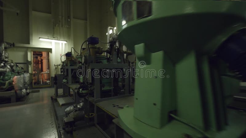 Purifiers in engine room stock video. Video of motor - 70636511