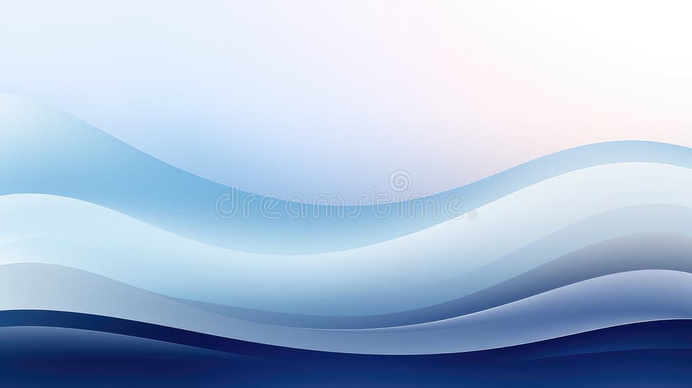 Purity Blue White Gradient Background Stock Illustration - Illustration ...