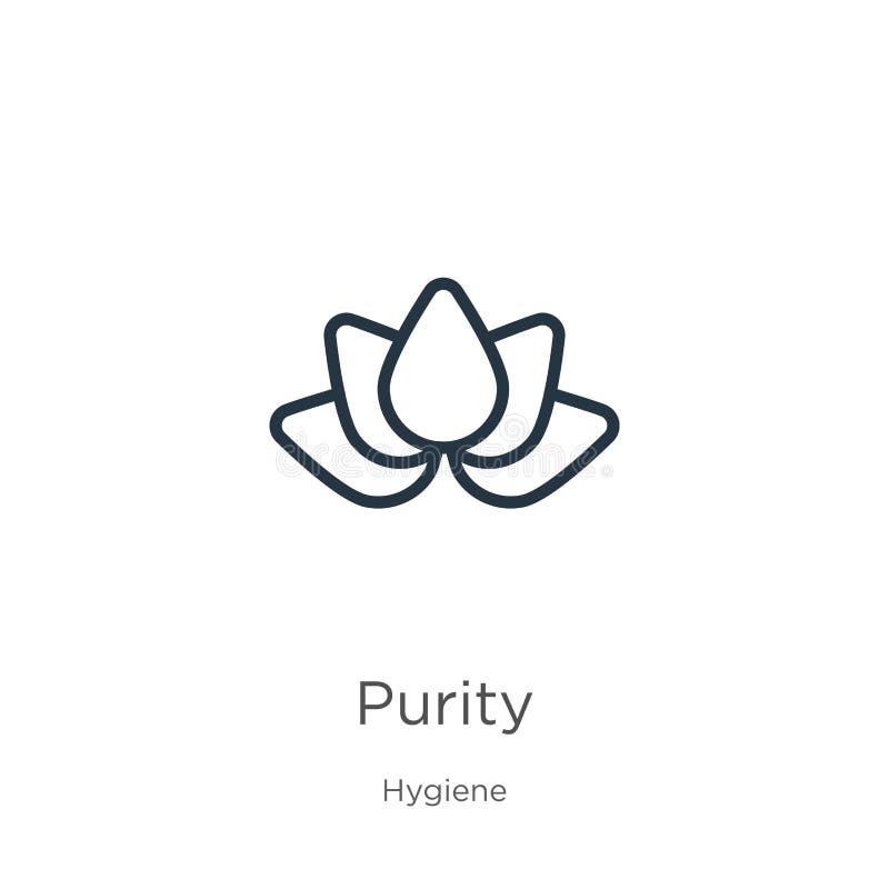 Purity Icon. Trendy Purity Logo Concept on White Background from Stock ...
