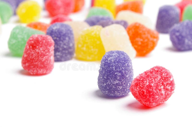 Colorful Gum Drops Candy Close Up Stock Image - Image of dessert, treat ...