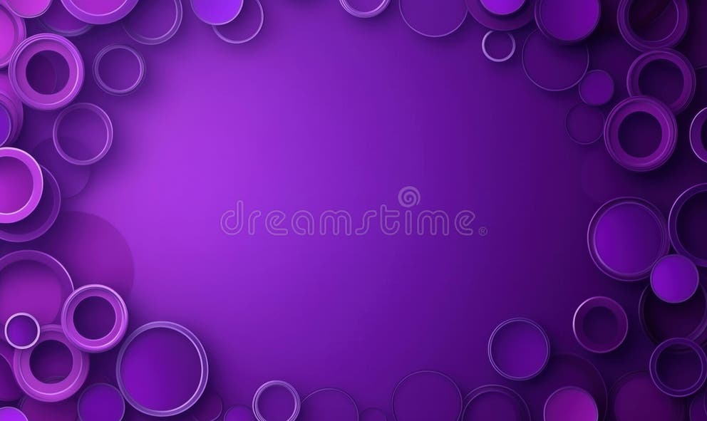 Purple Abstract Background with Circular Shapes and Gradients for ...