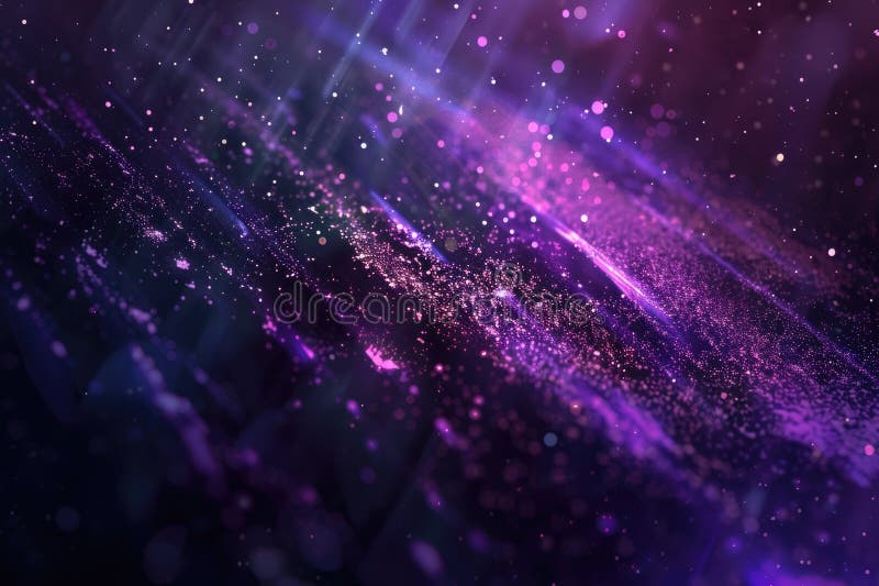 A Purple Abstract Background with a Glowing, Sparkly Effect. AIG51A ...
