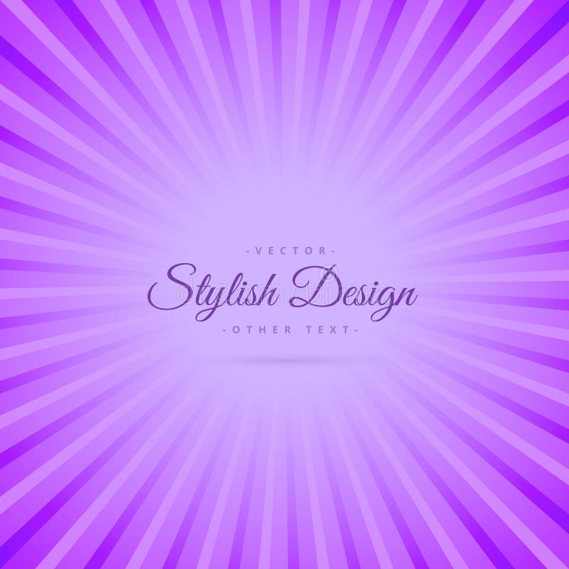Purple Abstract Background with Rays Stock Vector - Illustration of ...