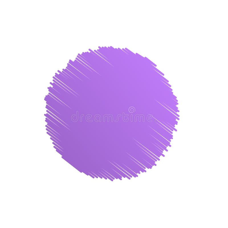 Purple Abstract Circle Scribble Background, Vector Illustration Stock ...